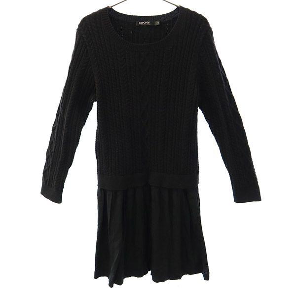 ■ 商品詳細 ■ブランド：ダナキャランニューヨーク / DKNY DONNA KARAN NEW YORK対象：レディースアイテム：ニット ワンピースサイズ表記：S※参考サイズ：レディースSサイズ相当 ※実寸サイズを参考にしてください。着丈...