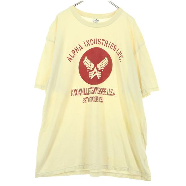 ■ 商品詳細 ■ブランド：アルファインダストリーズ / ALPHA INDUSTRIES INC対象：メンズアイテム：Tシャツサイズ表記：2L※参考サイズ：メンズLLサイズ相当 ※実寸サイズを参考にしてください。着丈：約69cm身幅：約61...