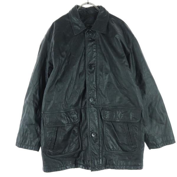 ■ 商品詳細 ■ブランド：LATEST FASHION ING / -対象：メンズアイテム：レザージャケットサイズ表記：L※参考サイズ：メンズLサイズ相当 ※実寸サイズを参考にしてください。着丈：約78cm身幅：約60cm肩幅：約53cm袖...