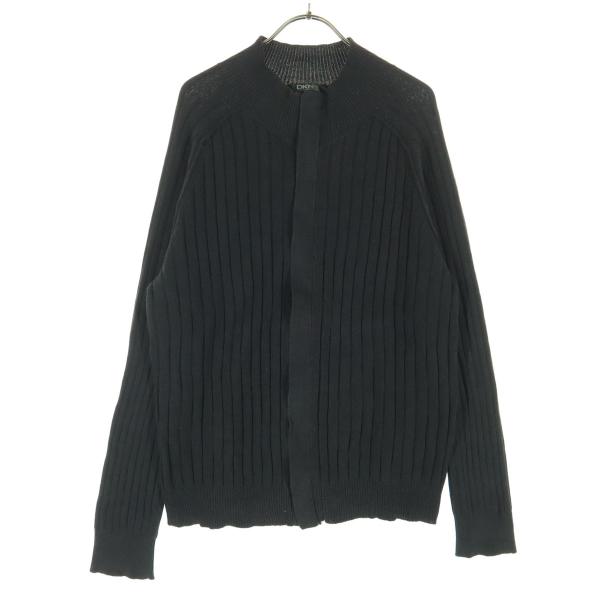 ■ 商品詳細 ■ブランド：ダナキャランニューヨーク / DKNY DONNA KARAN NEW YORK対象：メンズアイテム：ハイネック ニットジャケットサイズ表記：L※参考サイズ：メンズLサイズ相当 ※実寸サイズを参考にしてください。着...