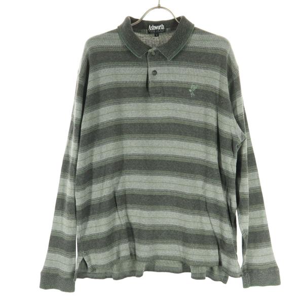 ■ 商品詳細 ■ブランド：アシュワース / ASHWORTH対象：メンズ生産国：アメリカアイテム：ポロシャツサイズ表記：M※参考サイズ：メンズMサイズ相当 ※実寸サイズを参考にしてください。着丈：約65cm身幅：約60cm肩幅：約52cm袖...