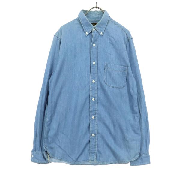 ■ 商品詳細 ■ブランド：フリーマンズスポーティングクラブ / FREEMANS SPORTING CLUB対象：メンズ生産国：日本アイテム：ボタンダウン デニムシャツサイズ表記：2※参考サイズ：メンズMサイズ相当 ※実寸サイズを参考にして...
