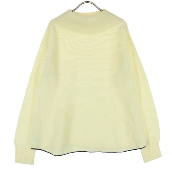 ■ 商品詳細 ■ブランド：ノーリーズライト / NOLLEY'SLight対象：レディース生産国：日本アイテム：モックネック ニットサイズ表記：不明※実寸サイズを参考にしてください。着丈：約52cm身幅：約55cm裄丈：約78cm素材：アク...