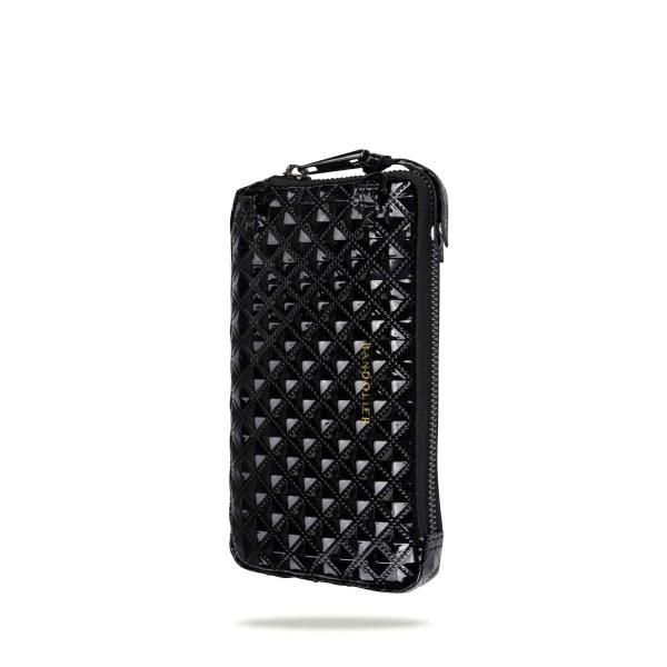 【セレブ愛用者急上昇中のiPhone専用アクセサリーブランド BANDOLIER】ケースと併用できるマチ付きポーチ（シーラブラック）様々なケースと組み合わせてコーディネートを楽しめます。■ブランド名 / 商品名BANDOLIER バンドリヤ...