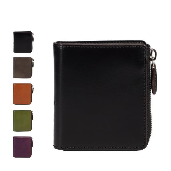 【オシャレな大人達のアンテナを反応させるちょっとスパイスの効いたブランド la GALLERIA】ラ ガレリアの二つ折り財布「エンブレーマ」は、スタイリッシュなデザインと機能性を兼ね備えた一品です。本革と牛革を使用し、軽量で持ち運びやすいの...