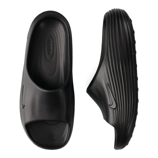 爆買【スニーカーフリークから高い人気を得るブランド NIKE】スポーツの後や、一日中歩き回った足をリラックスさせるために作られた、ナイキの最新サンダルです。色は、どんな服装にも馴染む清潔感のある真っ黒で統一されています。最大の特徴は、新素材...