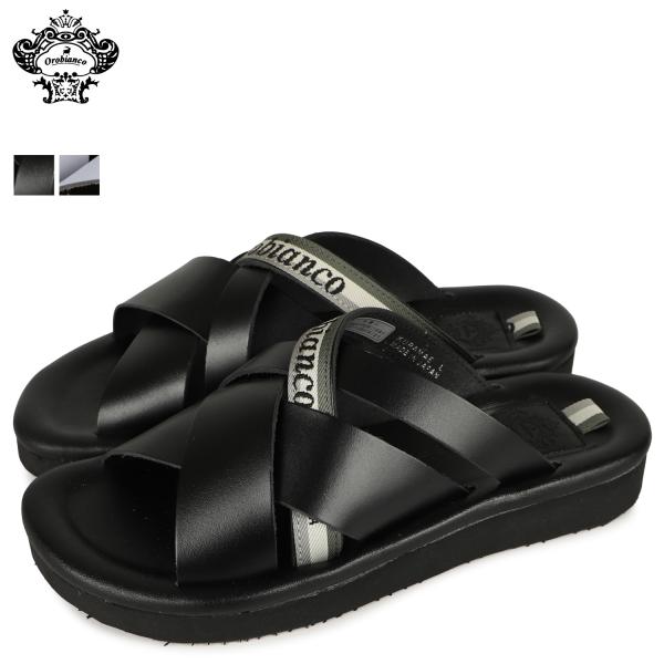 【流行を追い求める事なく、長く愛用できる製品作りを続ける新進ファクトリーブランド Orobianco】オロビアンコの上質なレザーを使用したサンダルです。左右から太さの異なるベルトを組み合わせることで、独特のフィット感を実現しました。ソールに...