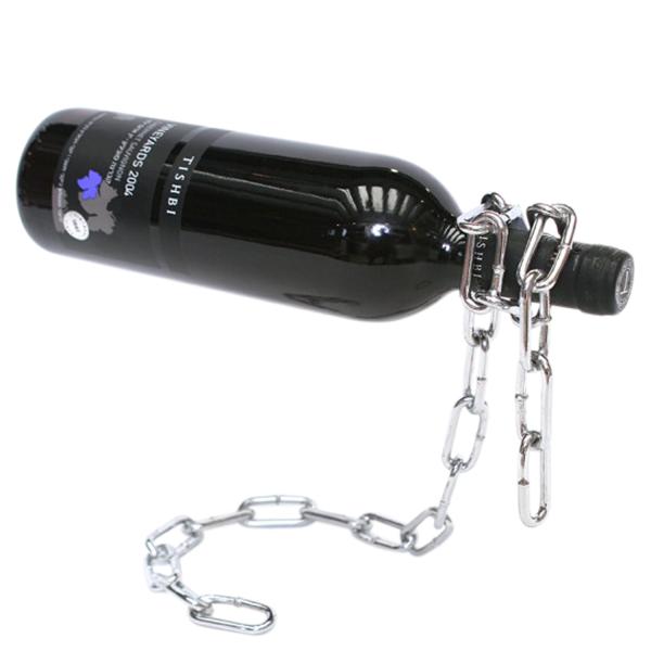 【日常にスパイスを。遊び心溢れるイスラエル発デザイン雑貨 PELEGDESIGN】まるで魔法のようなワインボトルホルダーが登場しました！PELEGDESIGNの「チェーン」は、タネも仕掛けもある不思議なデザインで、ワインボトルが宙に浮いてい...