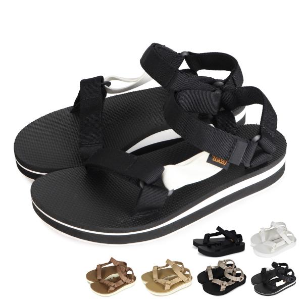 【世界で初めてストラップ付きのスポーツサンダルを開発した「Teva」が登場!!】人気の厚底サンダルFLATFORM UNIVERSALを約3cmの高さのミッドフォームにアップデート。MIDFORM UNIVERSALは、Tevaの特徴である...