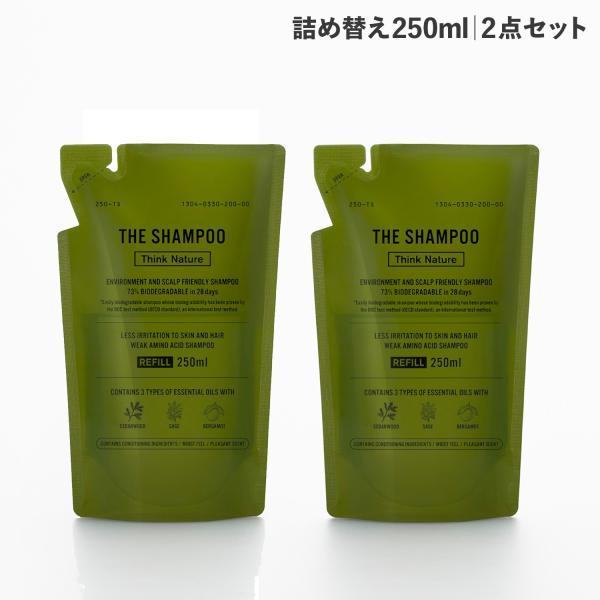 爆買THESHAMPOO［ThinkNature］詰め替え用の2点セットです。THESHAMPOO［ThinkNature］は、肌や髪への刺激が少ない弱酸性アミノ酸洗浄成分だから、適度な洗浄力でさっぱりした洗い上がりを施します。■ブランド名...