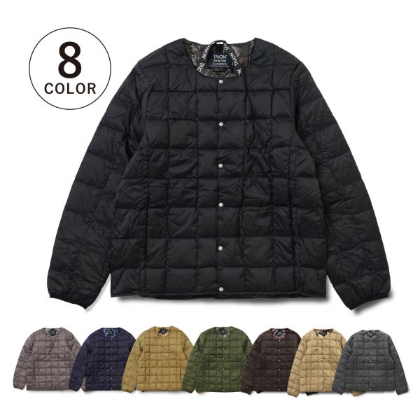 TAIONの定番、ベーシックインナーダウンは、ジャケットやコートの下に着るのはもちろん、Tシャツ・シャツ・パーカーなどの上にも気軽に羽織れる、軽くて暖かく着回しやすいシンプルなデザインが特徴です。首元は使いやすいクルーネックタイプです。豊富...