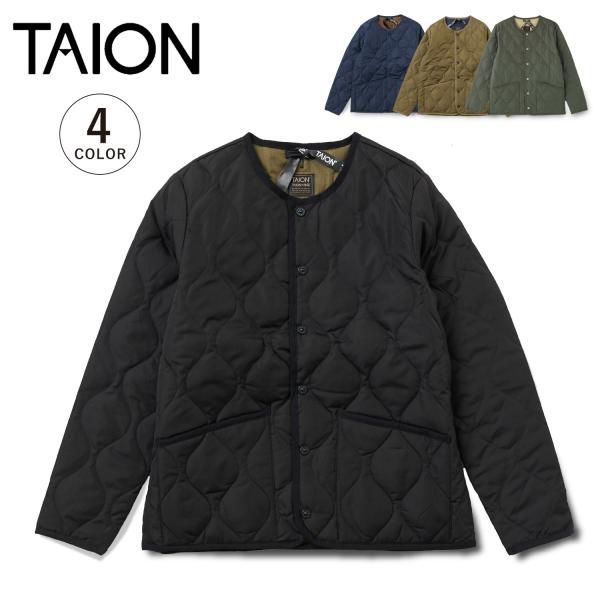 シンプルなデザインに金属ボタンがアクセントになった、ミリタリークルーネックダウンジャケットです。スッキリとしたクルーネックは、カットソーやタートルネックとの相性が抜群です。■ブランド名 / 商品名TAION タイオン / MILITARY ...
