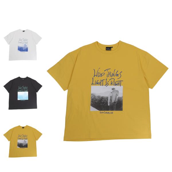 【「LIGHT IS RIGHT」軽くてタフでなければならない。過酷な登山経験に裏打ちされたハイクオリティなマウンテンギアメーカー WILD THINGS】オリジナルボディにフォトプリントとメッセージがデザインされた半袖Tシャツ。シルケット...
