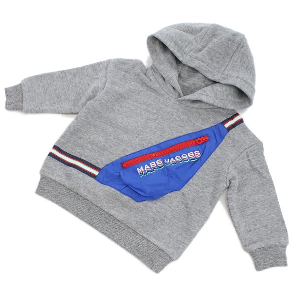 マーク・ジェイコブスのベビー−パーカーです  素材：コットン100％  カラー：A35 CHINE GREY グレー系  サイズ： 表記サイズ | 月齢 | 肩幅 | 身幅 | 着丈 | 袖丈 #2A | 2才相当 | 36 | 35 | ...