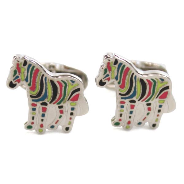 品番：M1ACUFF AZEBRA 97素材：メタルカラー：シルバー系 マルチカラーシルバー(97)金具色：シルバーサイズ：全長：約2.2cmモチーフ幅(W)：約1.5cmモチーフ高(H)：約1.7cm仕様：原産国名：中国付属品：純正BOX