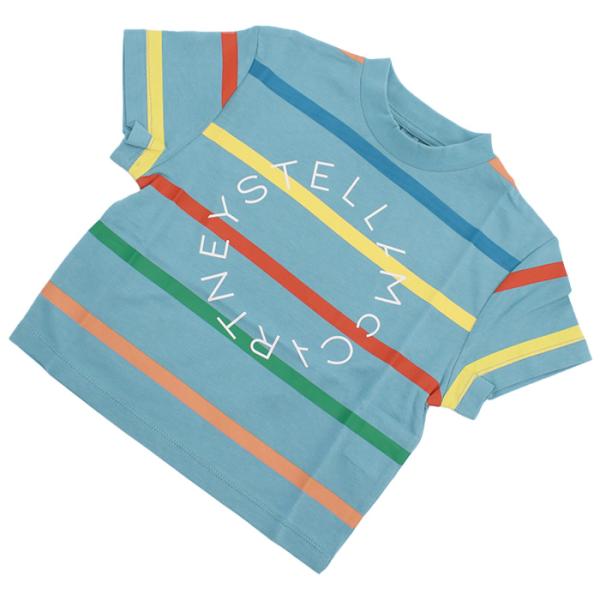 ステラマッカートニーのベビー−Ｔ−シャツです  素材：コットン100% カラー：655MC ブルー系 マルチカラー  サイズ： 表記サイズ | 月齢 | 肩幅 | 身幅 | 着丈 | 袖丈 #2A | 2才相当 | 29 | 31 | 32...