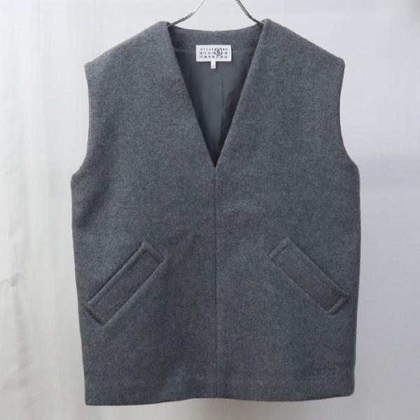 品番：M60857MM00W M6911素材：ウール80%ナイロン10%ポリエステル10％カラー：グレーサイズ：表記サイズ：#10肩幅：約45cm着丈：約66cm身幅：約54cm仕様：生産国：中国付属品：なし