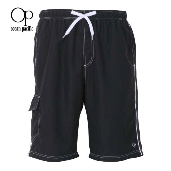OCEAN PACIFICのサーフパンツです。右のカーゴポケット内部には輪っかのゴムが付いています。鍵などの大切なものを身に着けれるので、思いっきり遊びに集中できます。ウエストシャーリングになっているのでお腹周りは楽ちん。伸縮性のあるメッシ...