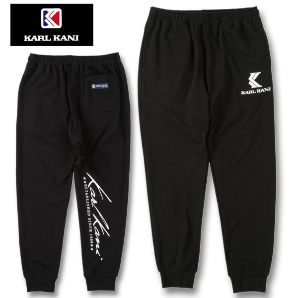 KARL KANIの裏毛スウェットパンツです。・この商品とセットアップになるアイテム1278-5336-2-138　KARL KANI 裏毛フルジップパーカー【サイズについて】サイズ表のウエストサイズは適応範囲となります。サイズ　ウエスト(...