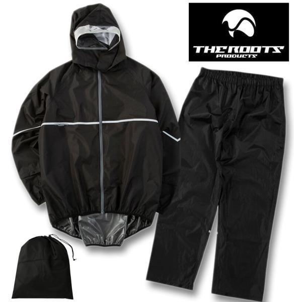 大型リュックも濡れない、ビッグサイズ設計のレインスーツ。トップスサイズ　バスト　総丈　裾周り　裄丈　袖口 cm3L　148　101　110　110　234L　156　103　118　112　235L　164　105　126　114　246L...