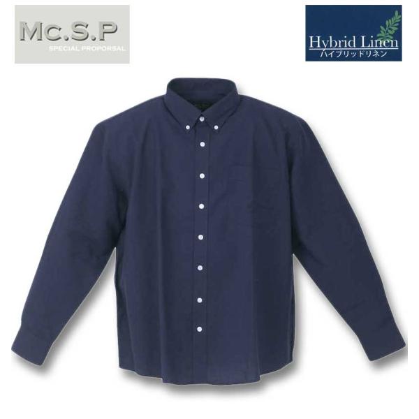 Mc.S.Pの麻混ハイブリットB.D長袖シャツです。イージーケア機能と、急なスケジュールにも対応できる速乾性を備えています。自然な麻の風合いと機能性を兼ね備え、洗練されたスタイルと快適な着心地を追求した一着です。【Hybrid Linen】...