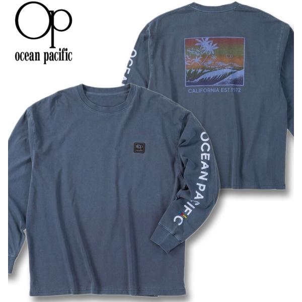OCEAN PACIFICの天竺ヴィンテージバイオウォッシュ長袖Tシャツです。ヴィンテージバイオウォッシュ加工による、こなれた風合いが魅力のロンT。ベースカラーに映える大胆なバックプリントが、オーシャンパシフィックらしい西海岸のムードを演出...
