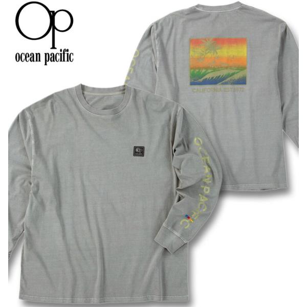 OCEAN PACIFICの天竺ヴィンテージバイオウォッシュ長袖Tシャツです。ヴィンテージバイオウォッシュ加工による、こなれた風合いが魅力のロンT。ベースカラーに映える大胆なバックプリントが、オーシャンパシフィックらしい西海岸のムードを演出...