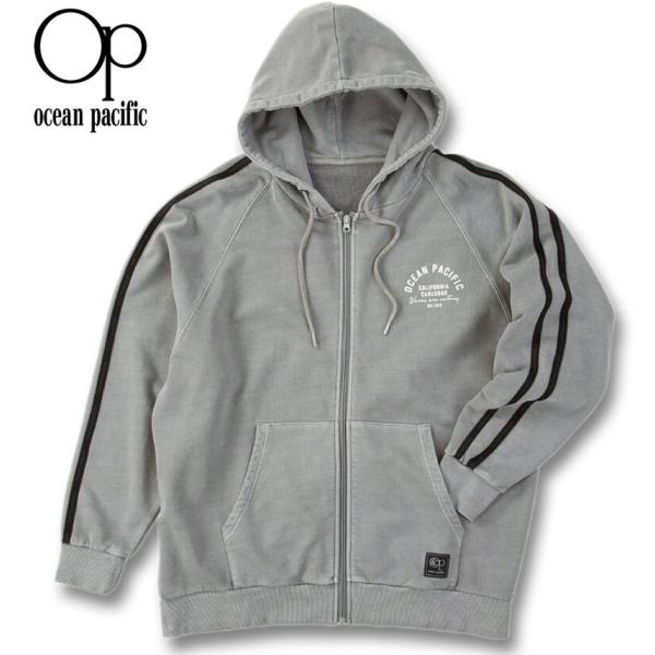 OCEAN PACIFICの裏毛ラインフルジップパーカーです。肌触りの良い裏毛素材で、サッと羽織れるフルジップタイプ。ロゴプリントと両袖のラインがアクセントになった、カジュアルなフルジップパーカーです。・この商品とセットアップになるアイテム...