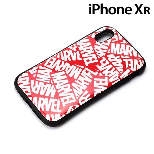 (C)MARVELランダムな『MARVEL』ロゴデザインがユニークなiPhone XR(6.1インチ)用ハイブリッドタフケースです。耐衝撃＆耐振動設計。薄くて耐久性に優れたポリカーボネイトと手によくなじむTPU素材を使用したダブルハニカム構...