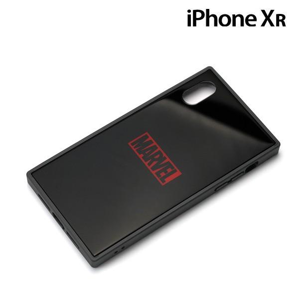(C)MARVEL『MARVEL』ロゴデザインのiPhone XR用 ガラスハイブリッドケースです。ガラスの光沢とTPUの一体感が美しいハイブリッド設計。背面にはキズに強い高硬度9Hガラスを採用、ケースの四隅はエアークッションを採用し耐衝撃...
