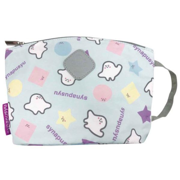 (C)TV TOKYOぷしゅぷしゅはいつもママの味方！赤ちゃん向けテレビ番組「シナぷしゅ」のマザーグッズシリーズ☆こちらは消臭おしりふきポーチ。●ベビーとのお出かけに必需品のウエットティッシュをさっと取り出せるように取り出し口が外側について...