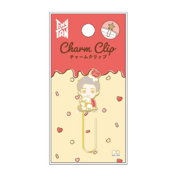 (C)BIGHIT MUSIC. All Rights Reserved.BTSのインスピレーションによって誕生した「Tiny TAN」から、チャームクリップが登場です♪金属製のチャームクリップです！プリント、メモの整理や、手帳、ノートのブ...
