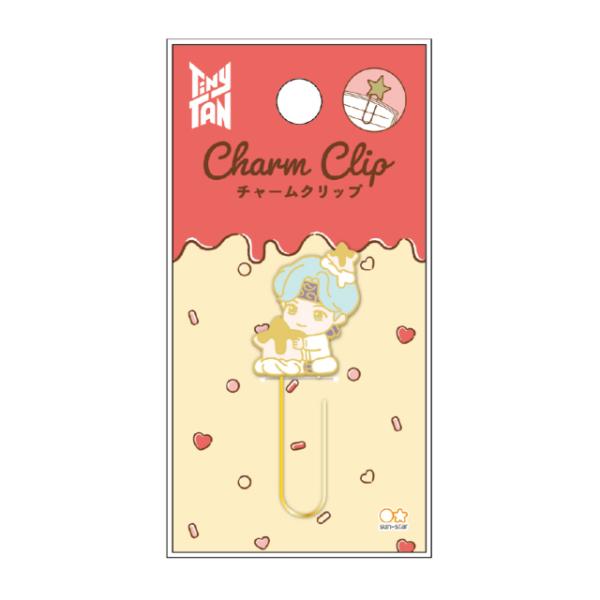 (C)BIGHIT MUSIC. All Rights Reserved.BTSのインスピレーションによって誕生した「Tiny TAN」から、チャームクリップが登場です♪金属製のチャームクリップです！プリント、メモの整理や、手帳、ノートのブ...