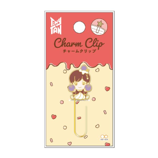 (C)BIGHIT MUSIC. All Rights Reserved.BTSのインスピレーションによって誕生した「Tiny TAN」から、チャームクリップが登場です♪金属製のチャームクリップです！プリント、メモの整理や、手帳、ノートのブ...