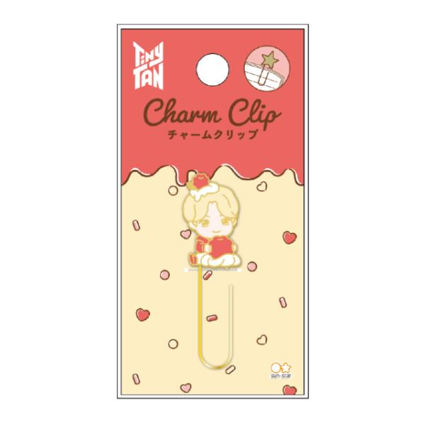 (C)BIGHIT MUSIC. All Rights Reserved.BTSのインスピレーションによって誕生した「Tiny TAN」から、チャームクリップが登場です♪金属製のチャームクリップです！プリント、メモの整理や、手帳、ノートのブ...