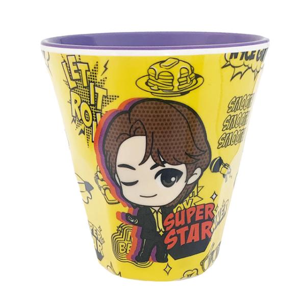 (C)BIGHIT MUSIC. All Rights Reserved.BTSのインスピレーションによって誕生した「Tiny TAN」から、メラミンカップが登場です♪オリジナル描き起こしイラスト、「Butter」テーマのメラミンカップ☆割...