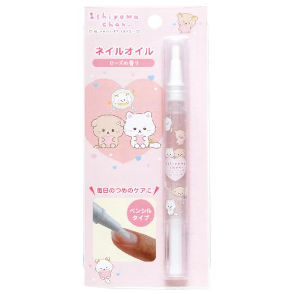 (C)san-xサンエックスの大人気キャラクター「いしよわちゃん」のネイルオイルです☆指先のささくれや乾燥を防ぐネイルオイル♪コンパクトなペンタイプで持ち運びにもぴったり！プレゼントにも喜ばれそうなキャラクターグッズです♪セットサイズ：約H...