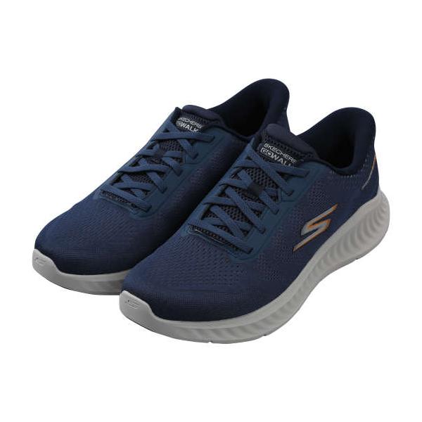 【SKECHERSスニーカー(SLIP-INS GO WALK NOW-PAYTON)】スニーカーです。カラー:ネイビー素材:甲：合成樹脂＋合成繊維底：合成底サイズ　適応　甲幅(外寸)30　30　11.931　31　11.932　32　12...