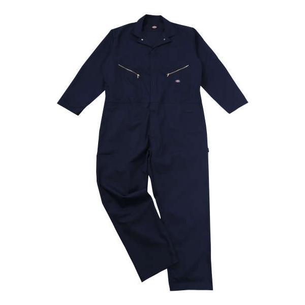 【DICKIES48799長袖カバーオール】カバーオールです。カラー:ダークネイビー素材:ポリエステル 65%綿 35%サイズ　ウエスト(適応)　股下　わたり幅　ヒップ　股上2XL　127　78　44　148　483XL　137　78　47...