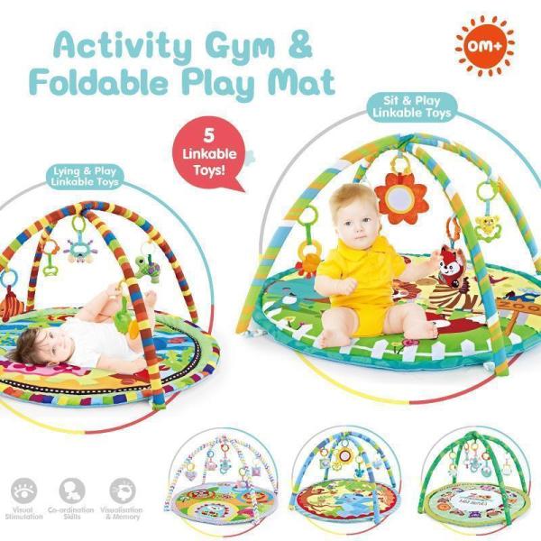 ● 視覚的、感情的、聴覚的な感覚も養う♪肌に優しく、安心安全な、赤ちゃんのプレイマットの登場です♪● 華やかで可愛く、赤ちゃんの大好きなプレイマット♪● ごろ寝時の0歳から、はいはい時期までも、長く思いっきり遊べます♪● お母さんも少しは安...