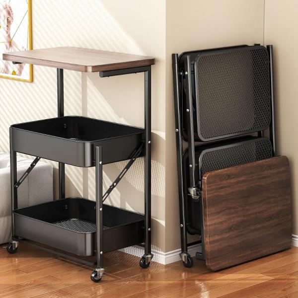 長さ74cm、幅47cm、高さ8.5cm、体積29563?、重量2450g。折りたたみ式で多段収納が可能なポータブルテーブル。実用性と美しさを巧みに融合しました。おうちでのくつろぎタイムや読書・映画鑑賞はもちろん、屋外でのピクニックやバルコ...