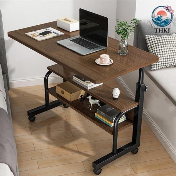 デスク 机 pcデスク パソコンデスク 昇降式テーブル 作業台 勉強机 サイドテーブル おしゃれ ベッドサイドテーブル つくえ 高さ調節デスク 折り畳みテーブル キ