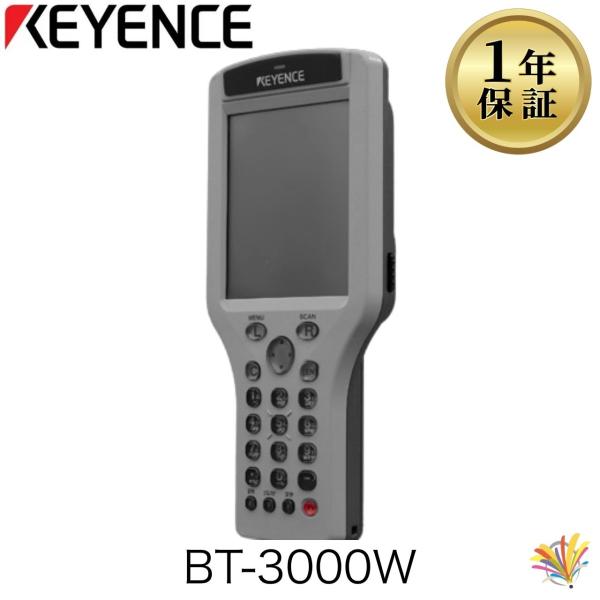 【こちらの商品は＜中古美品＞です】　KEYENCE　BT-3000シリーズの中古美品ハンディターミナル　Bluetooth機能は【なし】　無線LAN機能は【あり】　※充電池付属【あり】　※充電台/ACアダプタなし