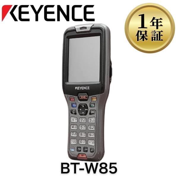【こちらの商品は＜中古美品＞です】　KEYENCE　BT-W80シリーズの中古美品ハンディターミナル（現行機種）　Bluetooth機能は【あり】　無線LAN機能は【あり】　※充電池付属【あり】　※充電台/ACアダプタなし