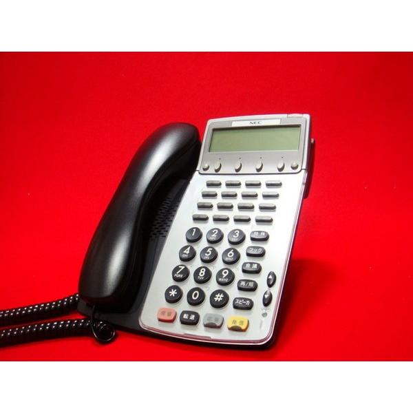 【こちらの商品は＜中古美品＞です】　標準タイプの電話機です　カールコード【美品】　示名条【未記入】　