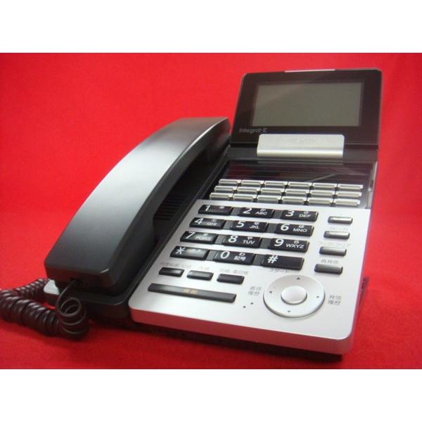 【こちらの商品は＜中古美品＞です】　標準タイプの電話機です　カールコード【美品】　示名条【未記入】