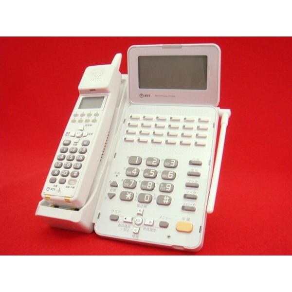 【こちらの商品は＜中古美品＞です】　無線タイプの受話器なので席から少し離れて電話ができます　スター配線用　【在庫0なら同機能のGX-(24)CCLSTEL-(2)をご覧ください】　充電池【中古良品】　示名条【未記入】