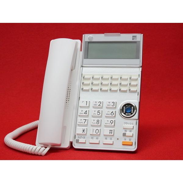 【こちらの商品は＜中古美品＞です】　標準タイプの電話機です　カールコード【美品】　示名条【未記入】