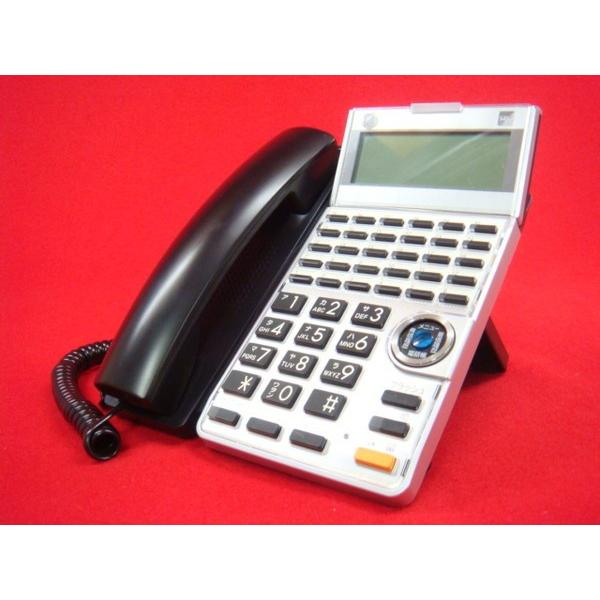 【こちらの商品は＜中古美品＞です】　標準タイプの電話機です　カールコード【美品】　示名条【未記入】