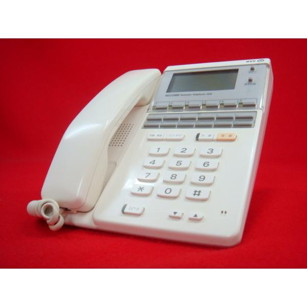 【こちらの商品は＜中古美品＞です】　標準タイプの電話機です　カールコード【美品】　示名条【未記入】